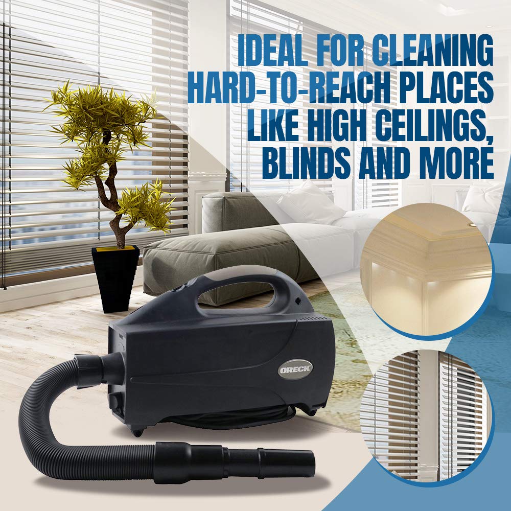 Oreck BB1200DB Compact Canister Vacuum HEPA Filter Bag Black - VacuumFolk